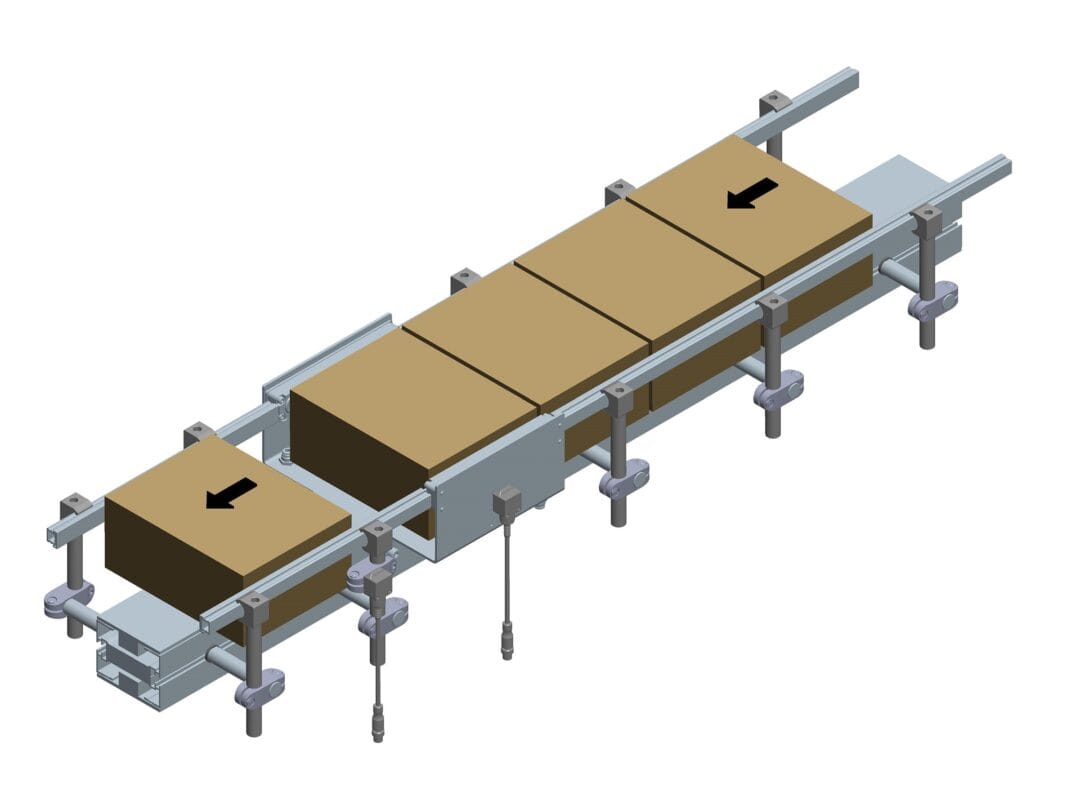 Hold Back or Pace Products with the New Clamping Module - Dorner Conveyors
