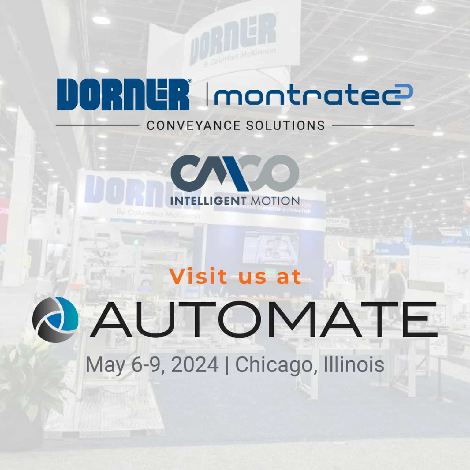 Automate 2024 Booth Preview - Dorner Conveyors