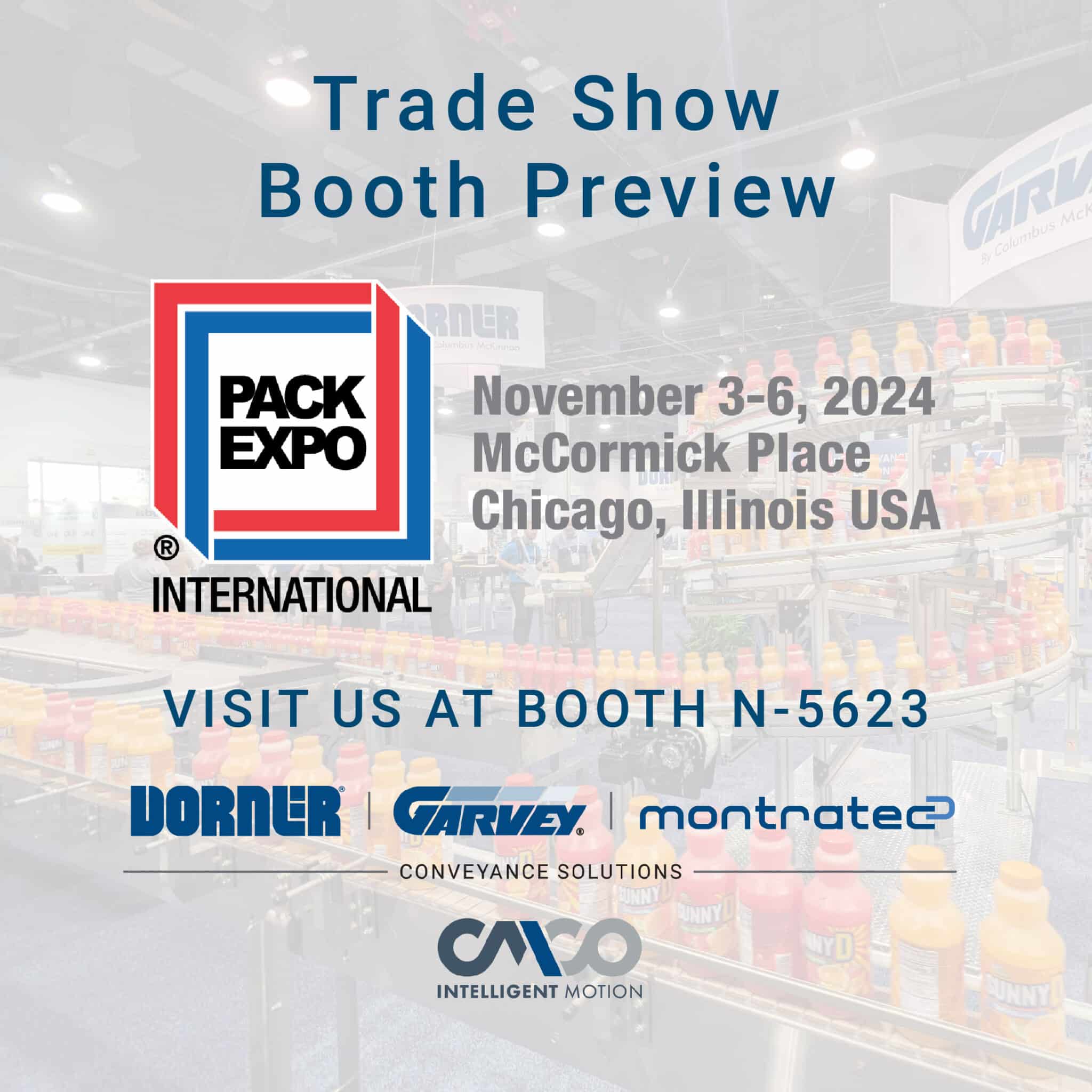 Pack Expo 2024 Booth Preview - Dorner Conveyors