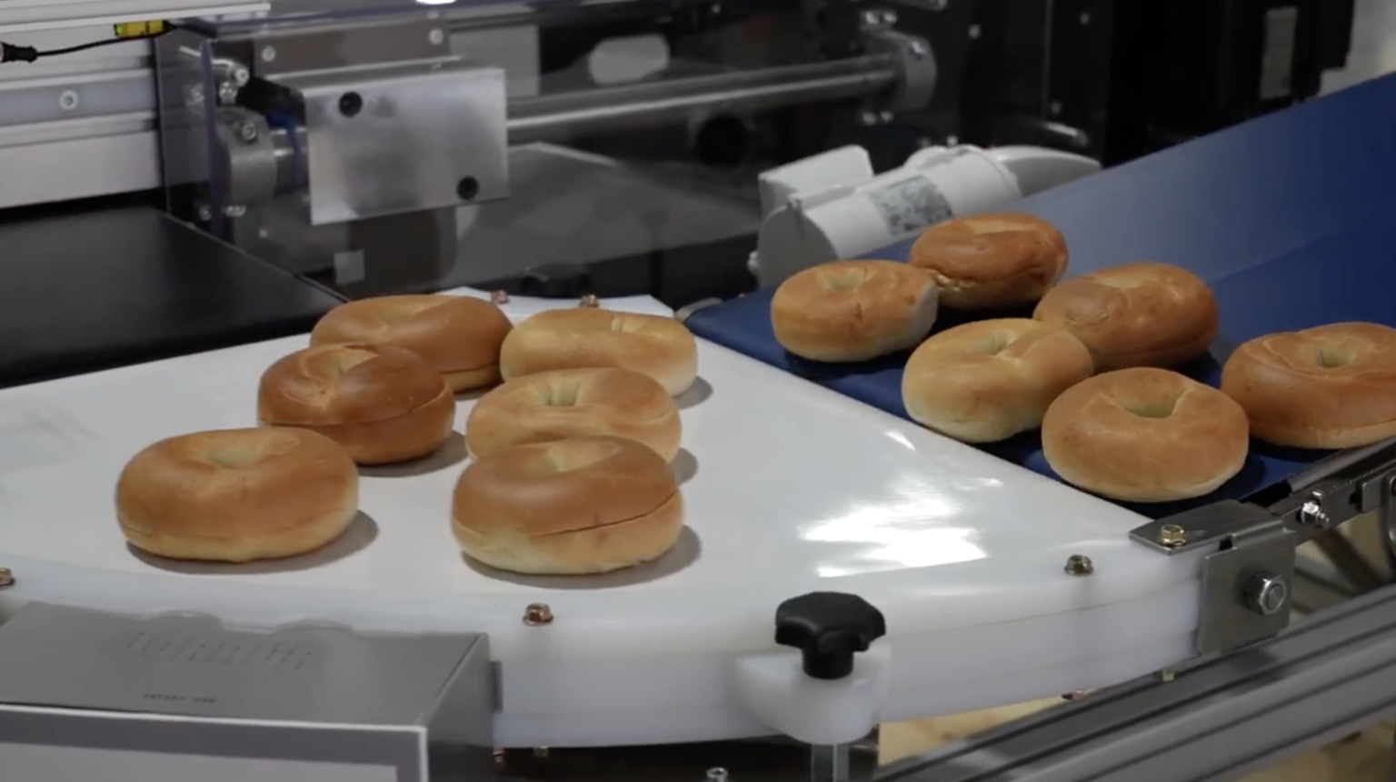 C3 Compact Curve Conveyor Elevates Bakery Production Facility - Dorner ...